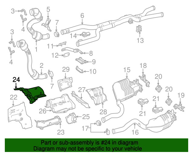 205-682-37-00 - Heat Shield 2017-2023 Mercedes-Benz | Mercedes-Benz USA ...