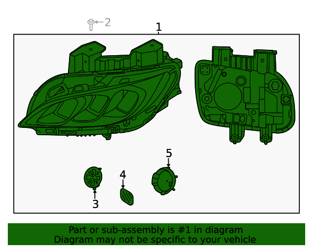2022-2023 Hyundai Headlamp Assembly 92101-J9620 | QuirkParts
