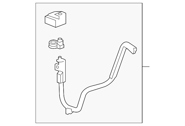 2010-2015 Chevrolet Camaro Positive Battery Cable 22886822 GM ...