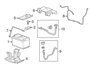 22886822 - Positive Battery Cable 2010-2015 Chevrolet Camaro ...