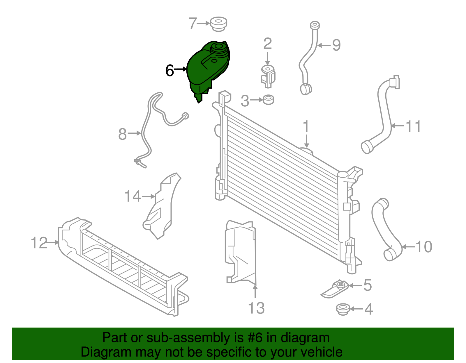 2017-2019 Infiniti QX30 Reservoir Assembly 21711-5DA0A | INFINITI OF ...