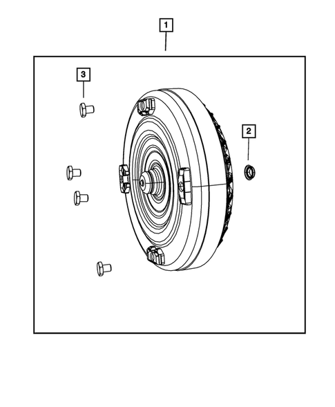 Automatic Transmission / Transaxle and Torque Converter for 2016 Ram ...