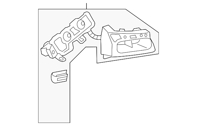 2013-2022 Buick Encore Rear Passenger Side Bumper Fascia Guide 42616244 ...