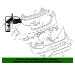 2013-2022 Buick Encore Rear Passenger Side Bumper Fascia Guide 42616244 ...