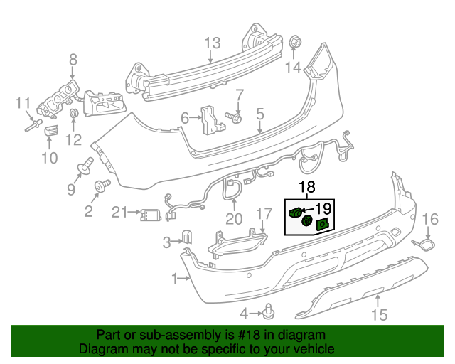 Park Sensor - GM (23428268) | GMPartsDirect.com