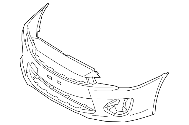 6400H438 - Bumper Cover 2016-2017 Mitsubishi Lancer | Mitsubishi Direct ...