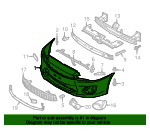 6400H438 - Bumper Cover 2016-2017 Mitsubishi Lancer | Mitsubishi Direct ...