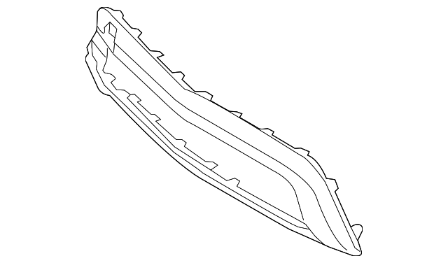 Trim, Bumper 166-885-05-01 | MB OEM Parts