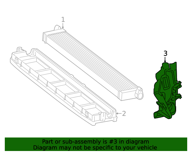 290-505-05-00 - Radiator Support Bracket 2019-2023 Mercedes-Benz ...