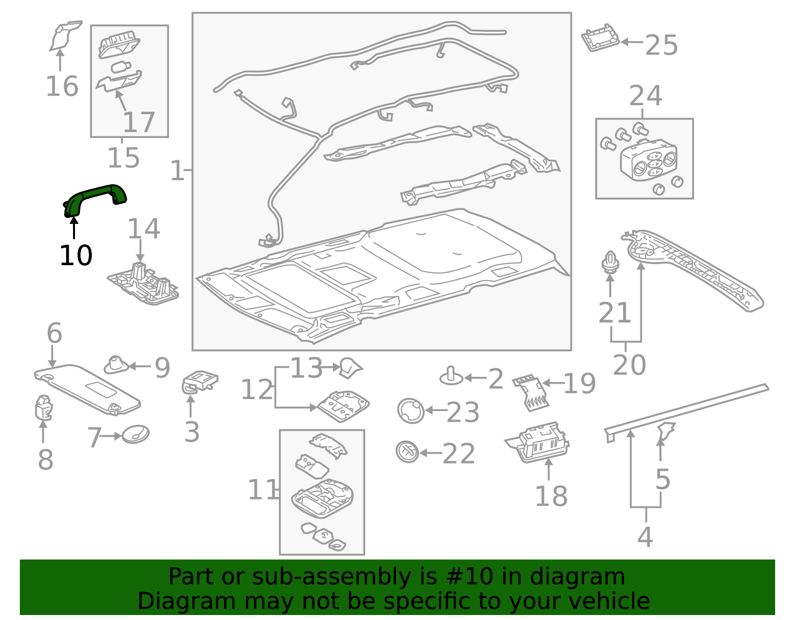 2009-2015 Toyota 2009-2015 Toyota - Assist Strap 74610-0T020-B0 ...