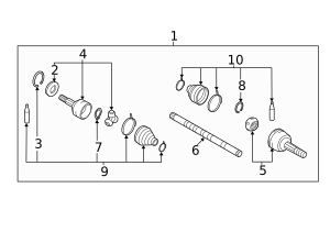 2009 Nissan Murano Axle Assembly Dust Shield 39752-10E1A | My Nissan ...