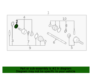 2009 Nissan Murano Axle Assembly Dust Shield 39752-10E1A | My Nissan ...