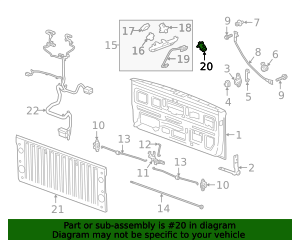 2019-2022 GM Lock Cylinder 13536169 | GM Parts Center