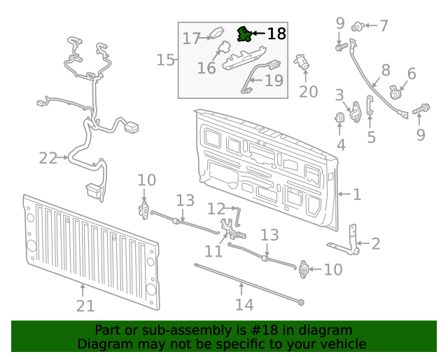 2019-2023 GM Cargo Area Light 86789526 GM | GMPartsDirect.com