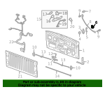2019-2024 GM Pickup Box Tailgate Dampener 84282345 GM | GMPartsDirect.com