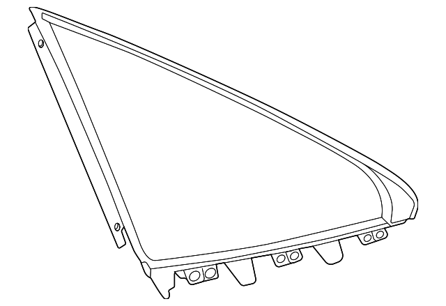 290-670-11-00 - Quarter Glass 2019-2023 Mercedes-Benz | Mercedes-Benz ...
