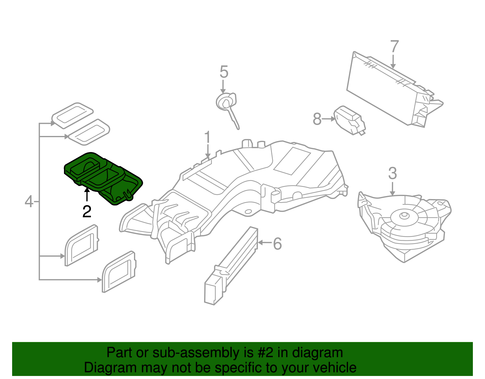 52309139147 - 2007-2018 BMW X5 Duct (52-30-9-139-147) | BMW of South ...