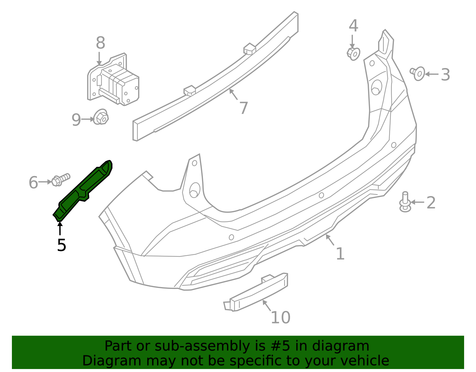 2018-2024 Nissan Kicks Side Retainer 85220-5RB0A | Nissan RVA
