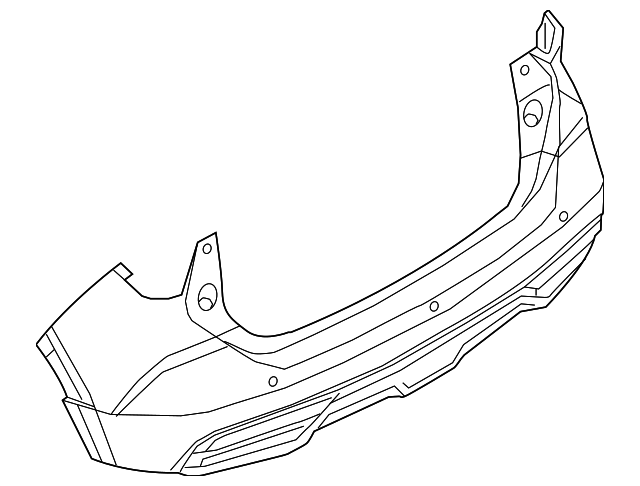 2018-2019 Nissan Kicks Bumper Cover 85022-5RB0J | GetOEMParts.com