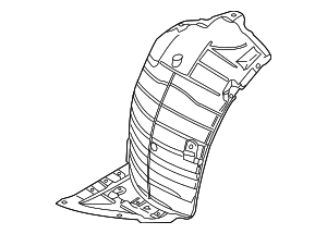 2015-2020 Nissan 370Z Ft Fender Liner 63845-6GA0A | Nissan Parts Store