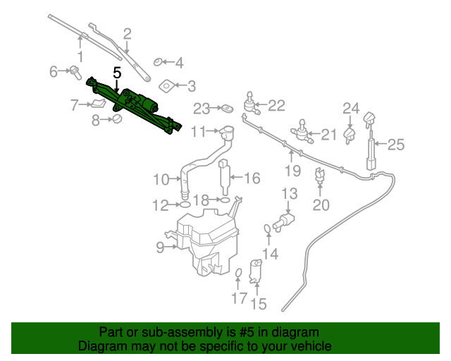 31333456 - Windshield Wiper Motor 2007-2016 Volvo | AutoNationParts.com