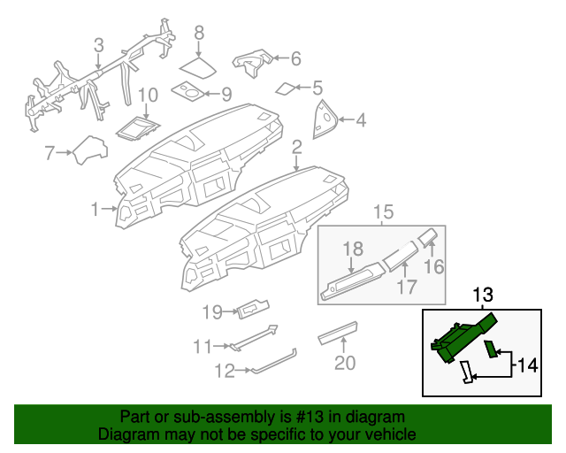 51459119796 - 2009-2015 BMW Storage Tray (51-45-9-119-796) | BMW of ...
