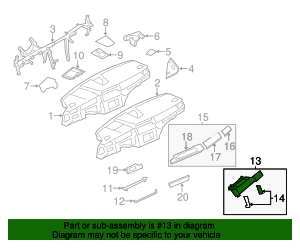 51459119796 - 2009-2015 BMW Storage Tray (51-45-9-119-796) | BMW of ...