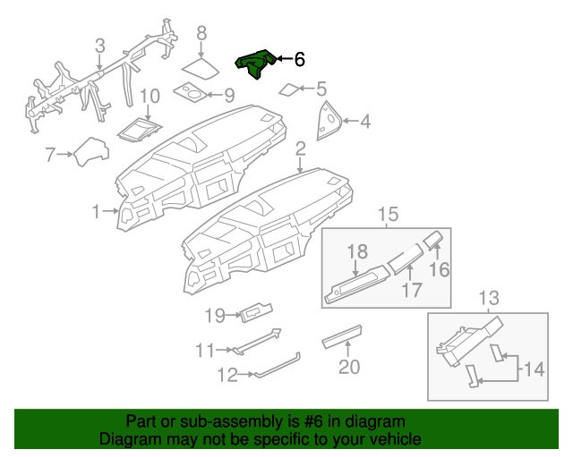 51-48-9-115-022 - Firewall Insulator 2009-2015 BMW | AutoNationParts.com