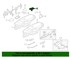 51-48-9-115-022 - Firewall Insulator 2009-2015 BMW | AutoNationParts.com