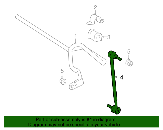 48820-33080 - Stabilizer Link - 2010-2012 Lexus ES350 | My L Parts