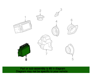 2010-2017 GM Radio Speaker Amplifier 25994310 GM | GMPartsDirect.com