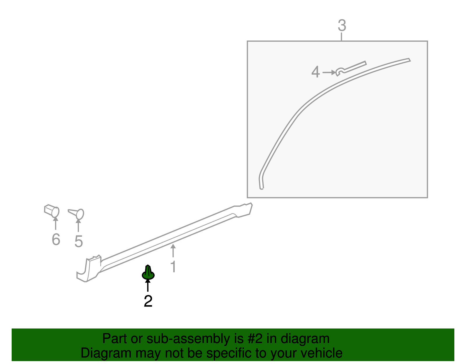 2004-2022 gm Multi-Purpose Clip THIS IS A SINGLE CLIP. NOT A PACKAGE OF ...