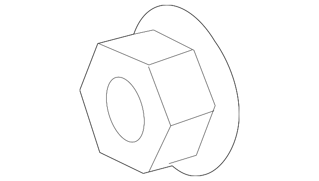 2009-2021 Mopar Mirror Assembly Nut 6101736 | TascaParts.com