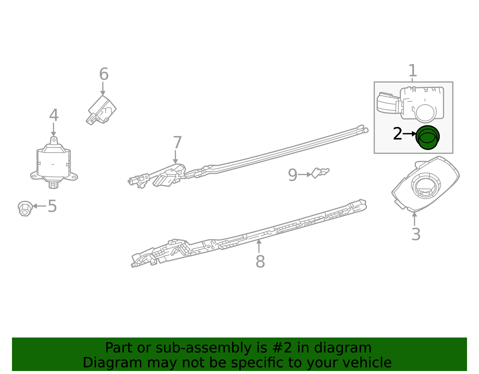 89305-52010 - 2021-2024 Toyota - Park Sensor Cushion | Toyota Parts Delivered