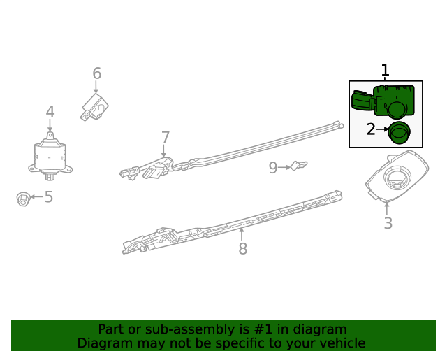 2020-2023 Toyota Highlander Sensor 89341-33220-B9 | OEM Parts Online
