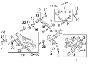 2016-2020 Kia Trailing Arm 55280-D4220 | QuirkParts