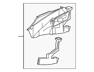 204-830-05-44 - Intake Duct 2010-2015 Mercedes-Benz | Mercedes-Benz USA ...