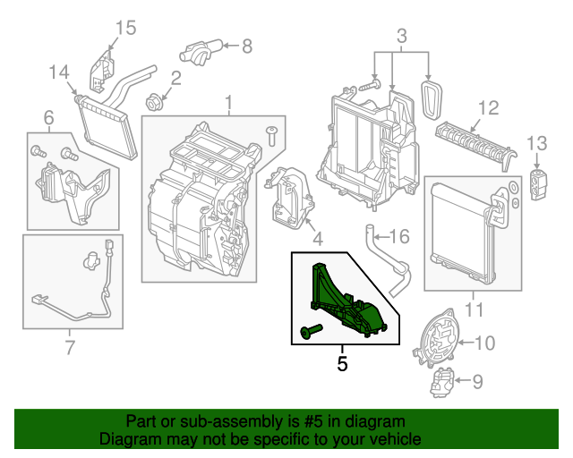 79102-T7W-A01 - Duct 2016-2022 Honda HR-V | Honda Parts Online