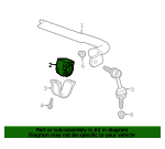 2021-2024 GM Front Stabilizer Shaft Insulator 84739933 GM ...