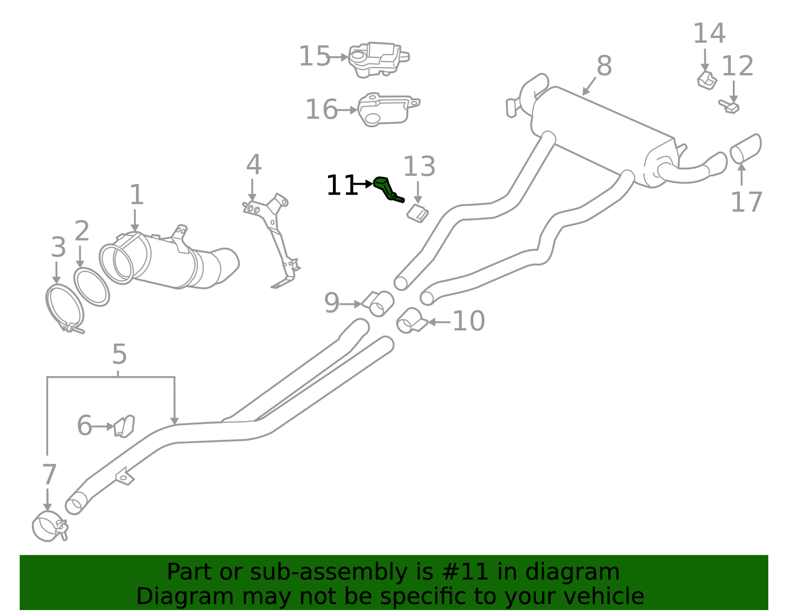 18-30-7-933-856 - 2019-2024 BMW - Rear Muffler Hanger | BMWPartsHub