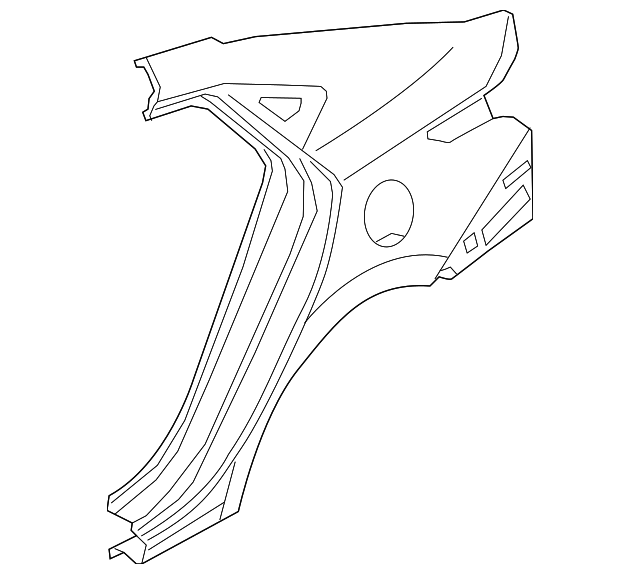 71503-J0C00 - Quarter Panel 2018-2022 Hyundai Accent | Group 1 Auto Parts