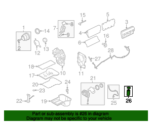 2003-2010 Ford Oil Filter 3C3Z-6731-AA | TascaParts.com