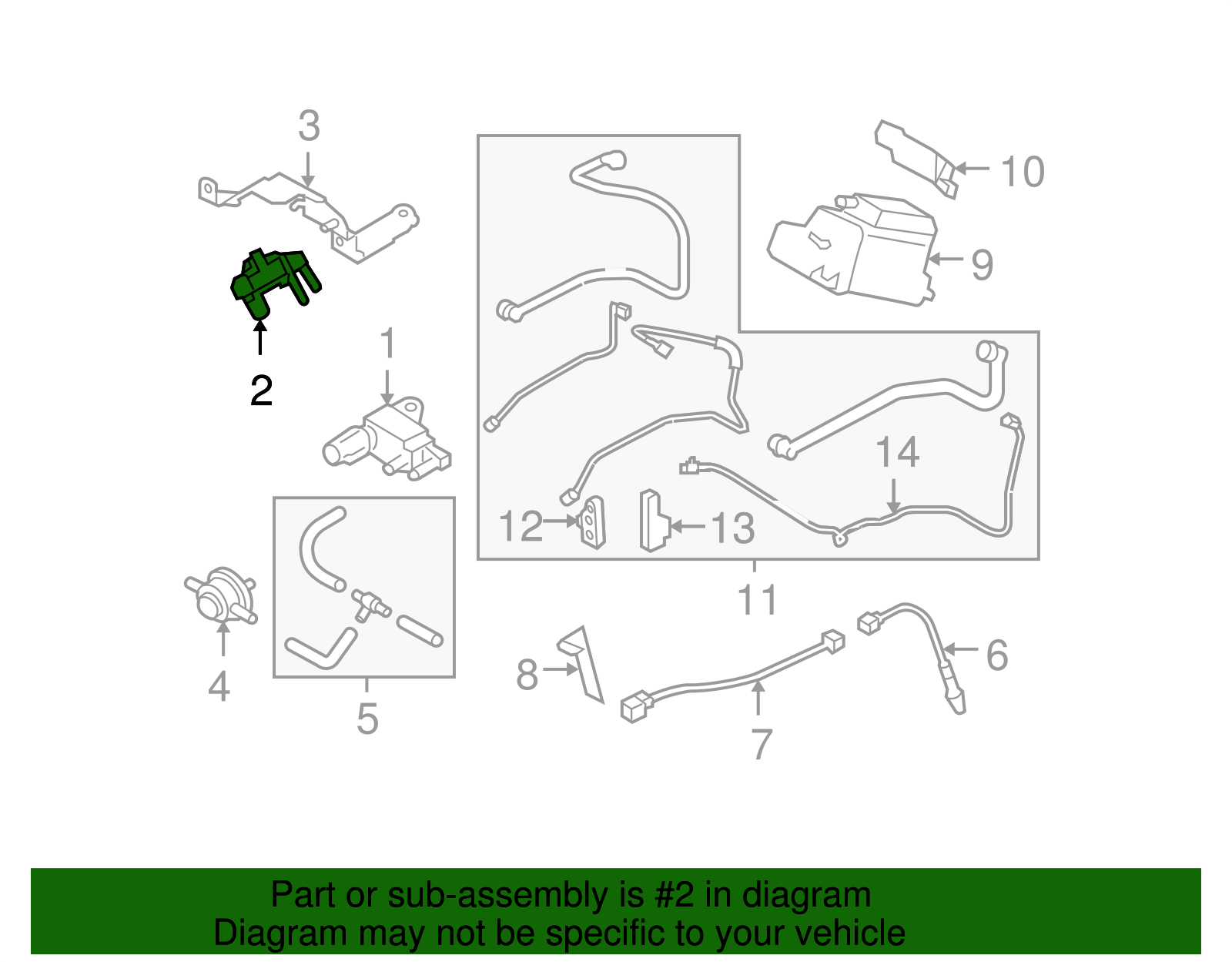 2005-2014 Subaru Solenoid Valve 16102AA380 | Subaru Parts Store