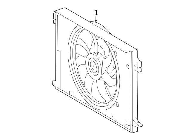 2019-2021 Toyota Fan Assembly 16360-F0060 | OEM Parts Online