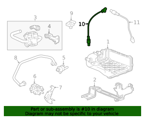 2023 Chevrolet Silverado 1500 Upper Oxygen Sensor 12705534 GM ...