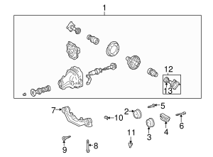 1988-2010 Toyota Stub Shaft 41309-32020 | OEM Parts Online