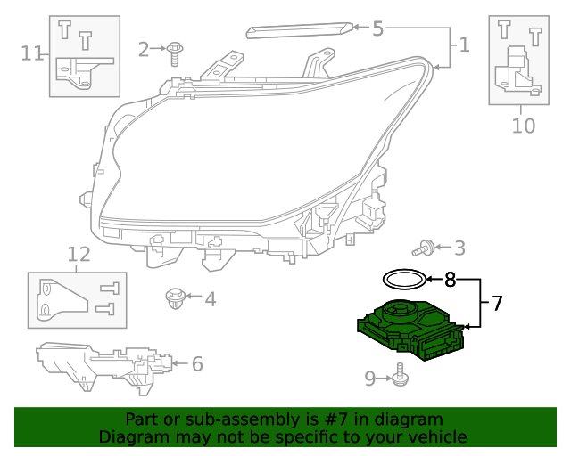 81016-60Q00 - Headlight Control Module 2020-2023 Lexus GX460 ...