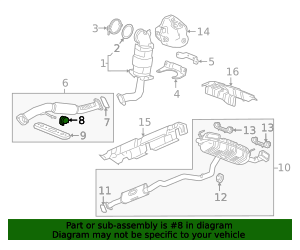 2019-2023 GM Exhaust Front Insulator 84134015 | GMPartsDirect.com
