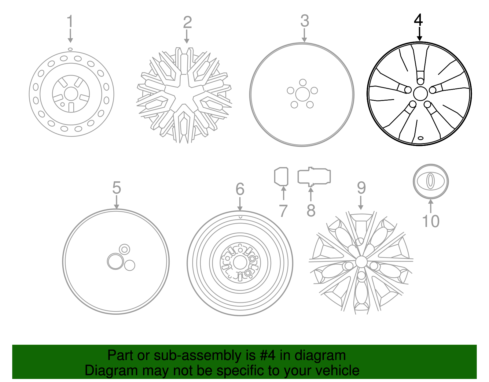 4261A-06030 - Wheel 2015-2017 Toyota Camry | AutoNation Parts