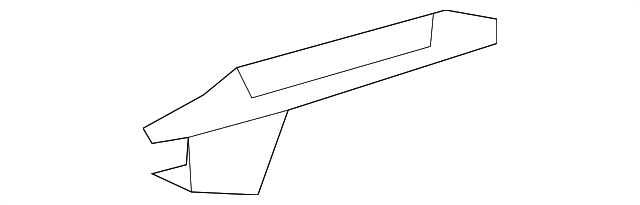 2008-2015 Cadillac CTS Front Driver Side Bumper Fascia Reinforcement ...